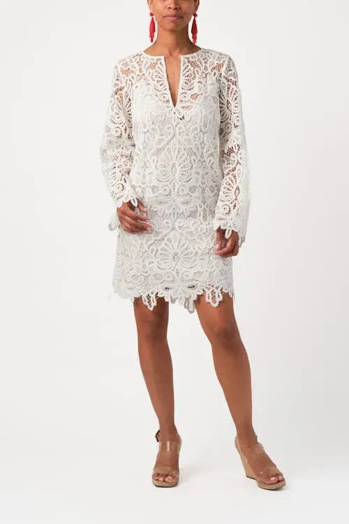Calypso St. Barth Magnolia Lace Sheath Dress