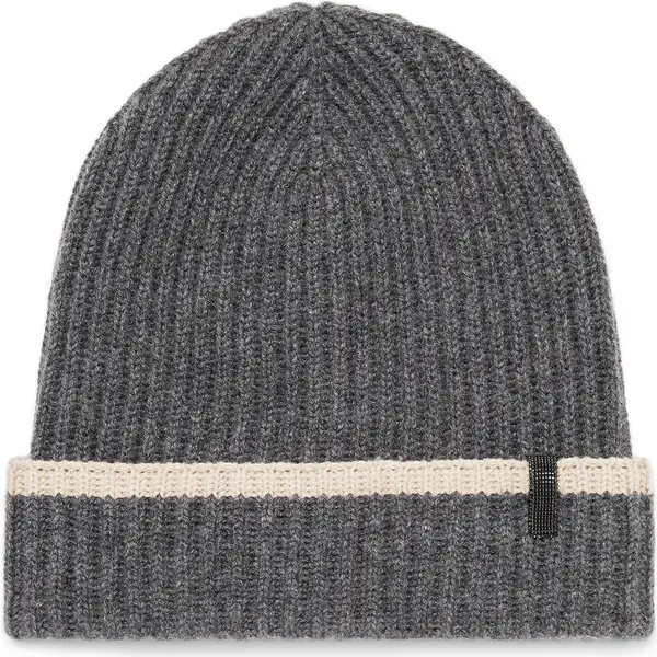 Brunello Cucinelli Knit Beanie - Medium Grey