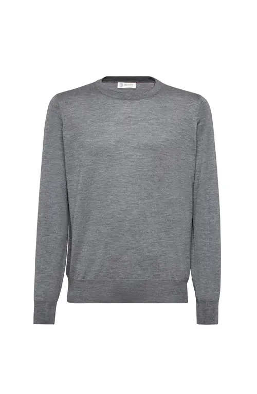 Brunello Cucinelli Lightweight Sweater - Dark Grey