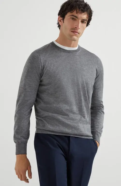 Brunello Cucinelli Lightweight Sweater - Dark Grey