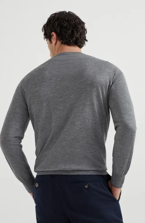 Brunello Cucinelli Lightweight Sweater - Dark Grey
