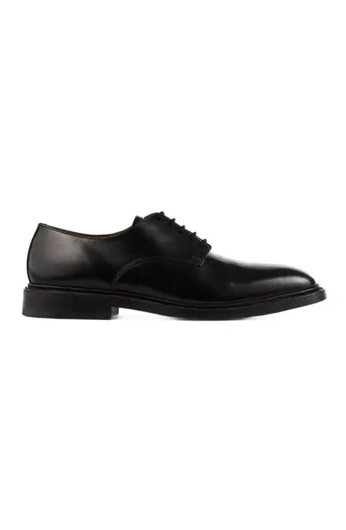 Sandro Glazed Leather Derbies