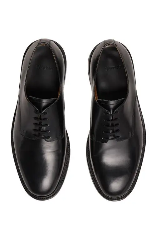 Sandro Glazed Leather Derbies