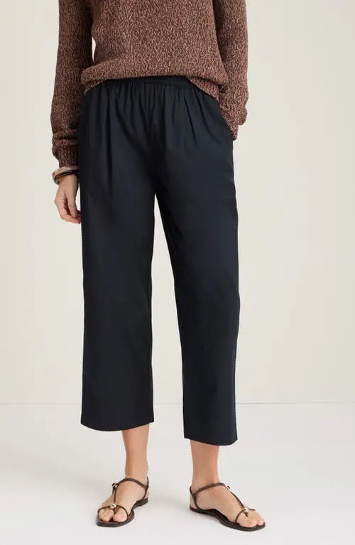 Nordstrom Cotton Poplin Cropped Pants