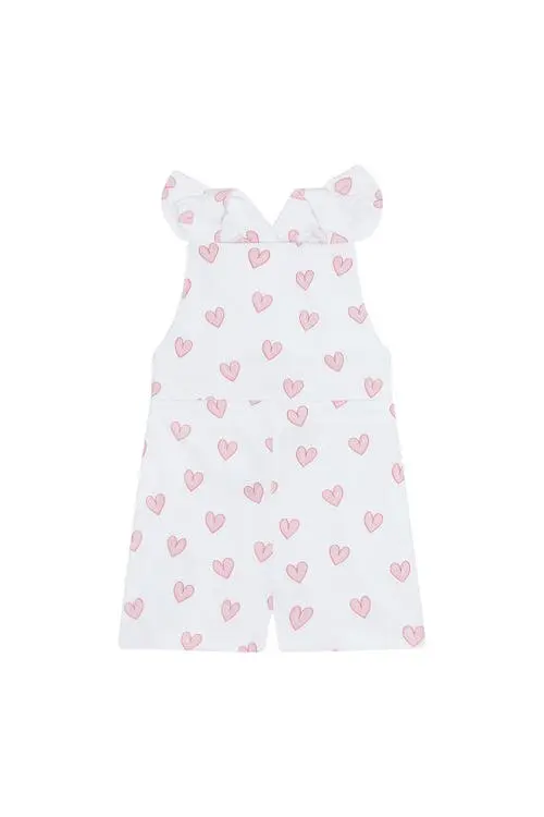 NELLAPIMA Heart Print Romper - Pink