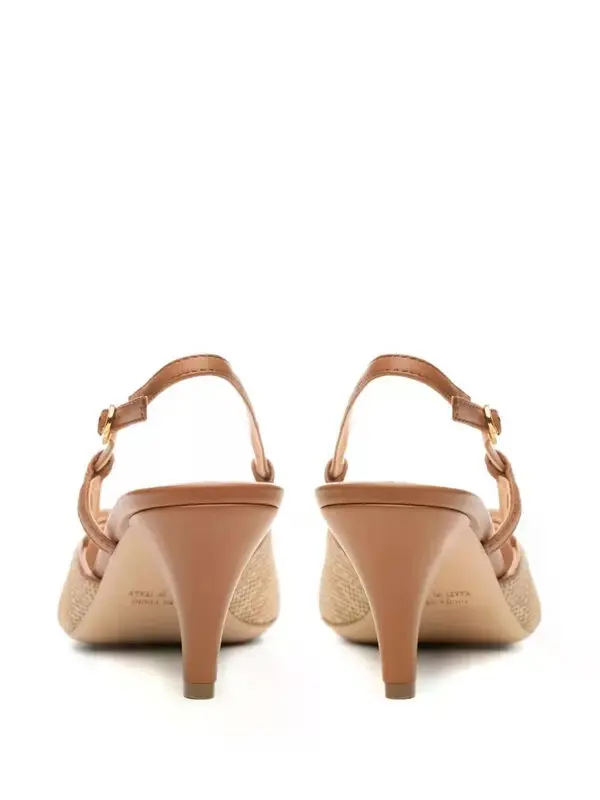 POCHE PARIS Pointed-toe Slingback Pumps