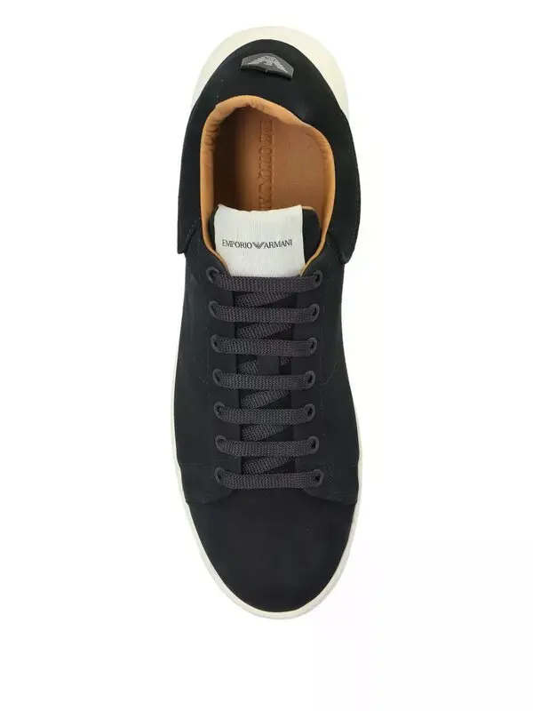 Emporio Armani Leather Low-top Sneakers