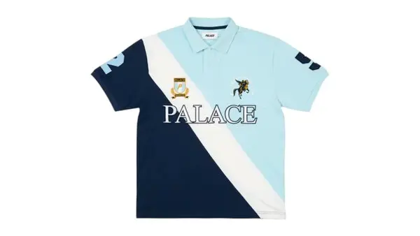 PALACE Geezer Polo Shirt - Navy/blue