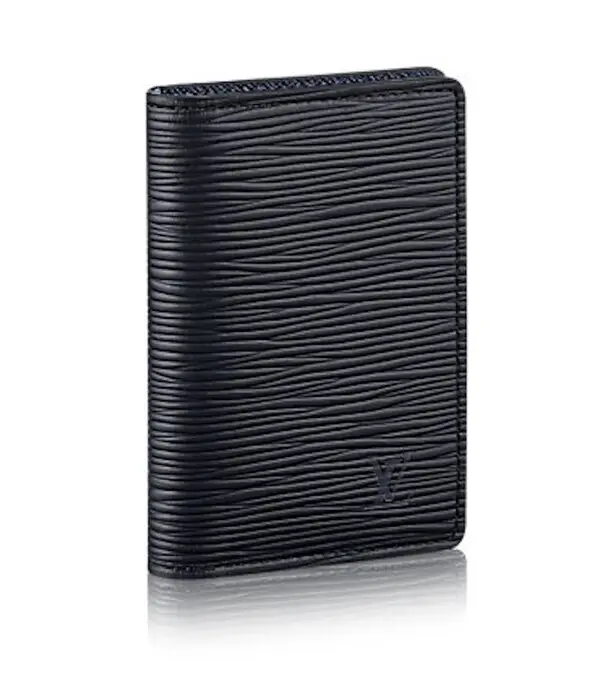 LOUIS VUITTON Pocket Organizer Epi - Black