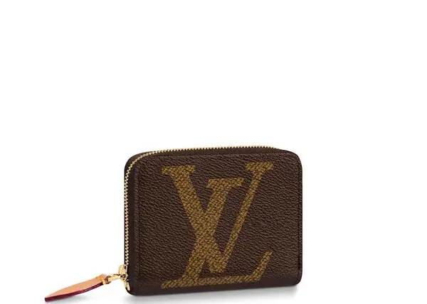LOUIS VUITTON Zippy Coin Purse Monogram Giant - Brown