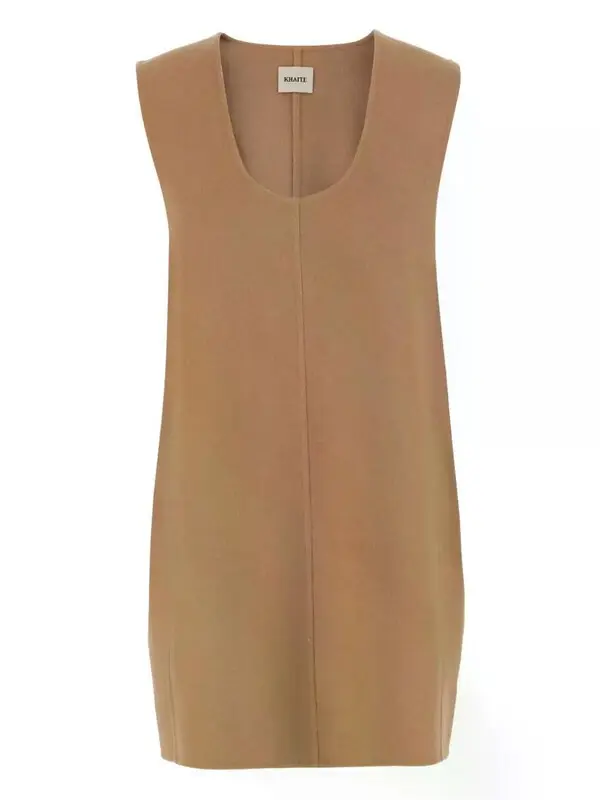 Khaite Sleeveless Scoop-neck Dress