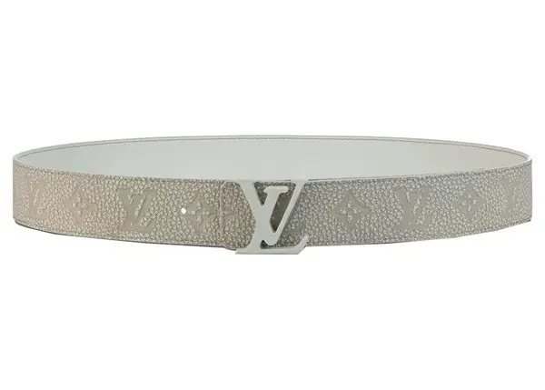 LOUIS VUITTON Shape Mng Climbing 40mm Reversible Belt - White