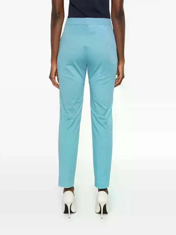 Max Mara Stretch-cotton Straight-leg Trousers