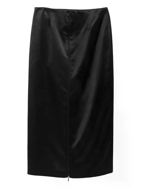 THE ROW Balmira Satin Pencil Skirt