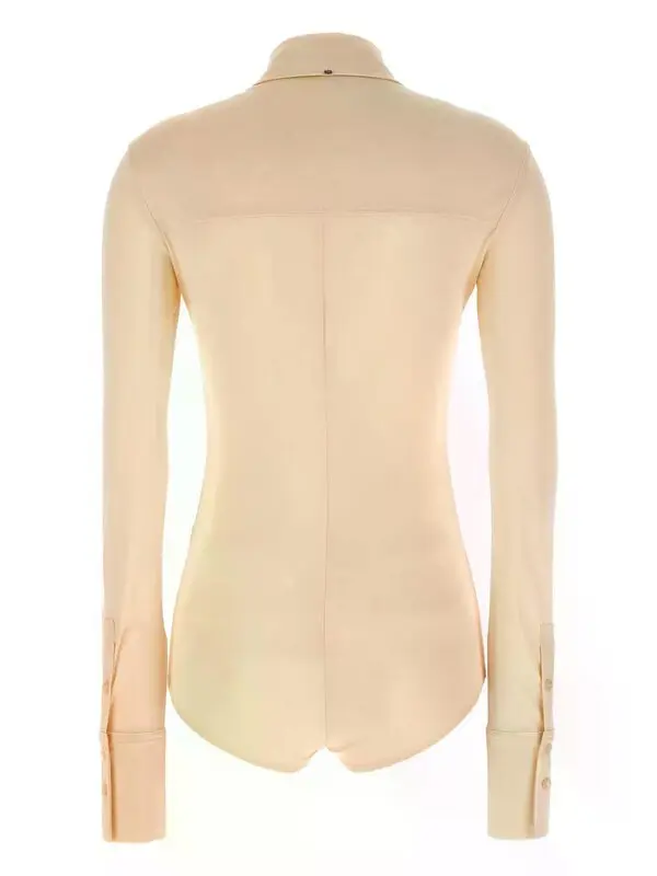 Sportmax Pera Button-fastening Bodysuit - Neutrals
