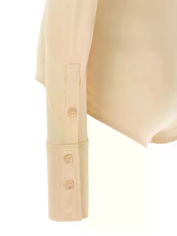 Sportmax Pera Button-fastening Bodysuit - Neutrals