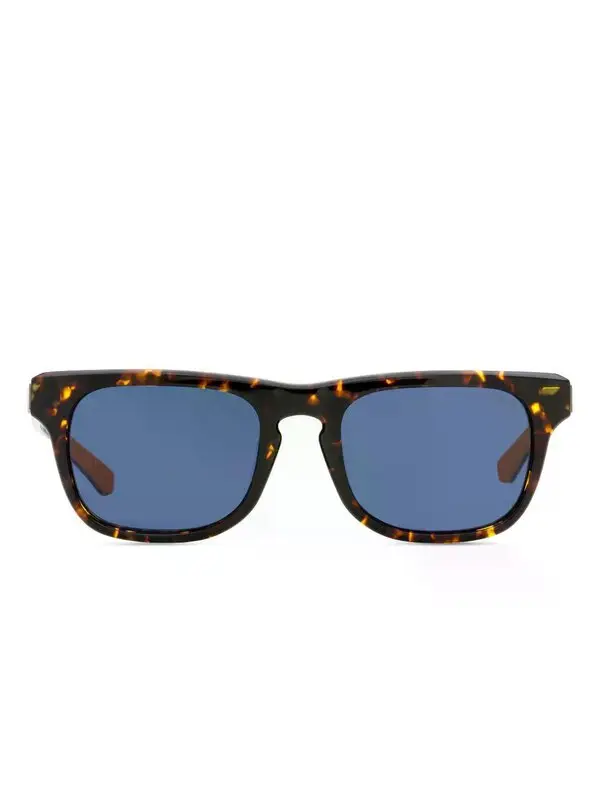 Shinola Tortoiseshell Square Frame Sunglasses - Brown