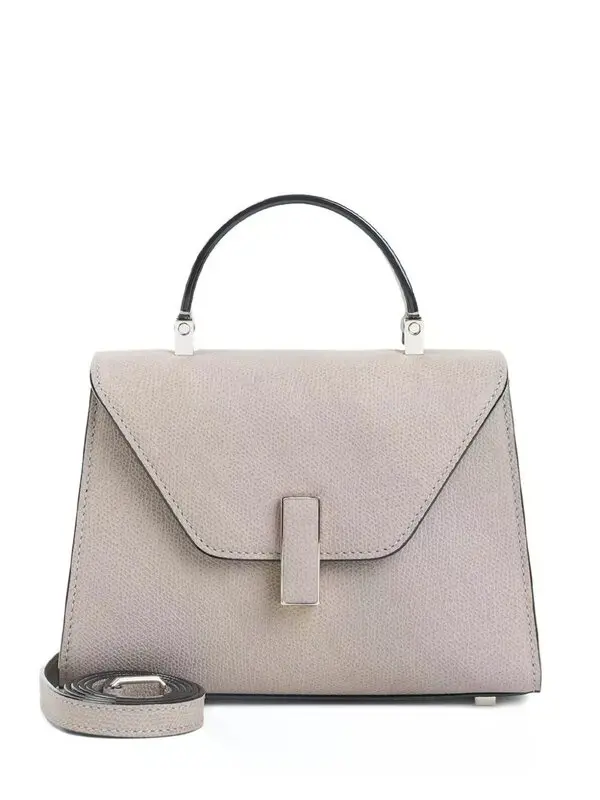 VALEXTRA Structured Flap Handbag - Neutrals