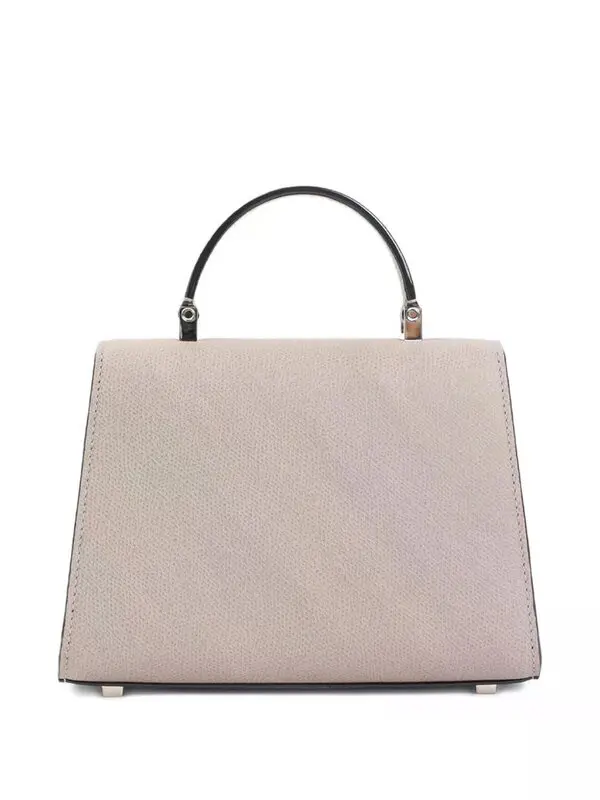 VALEXTRA Structured Flap Handbag - Neutrals