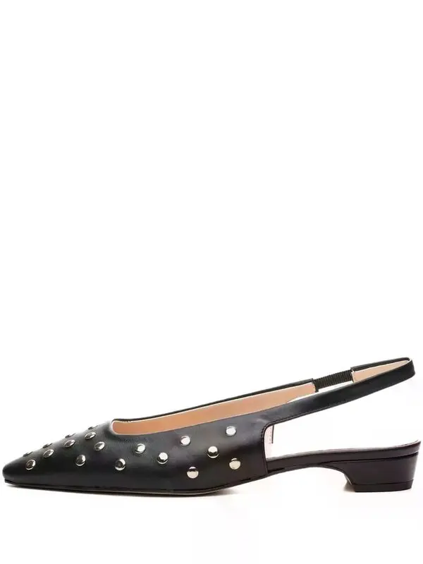 POCHE PARIS Studded Slingback Pumps