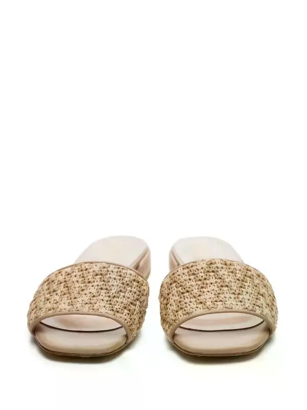 POCHE PARIS Woven Flat Sandals