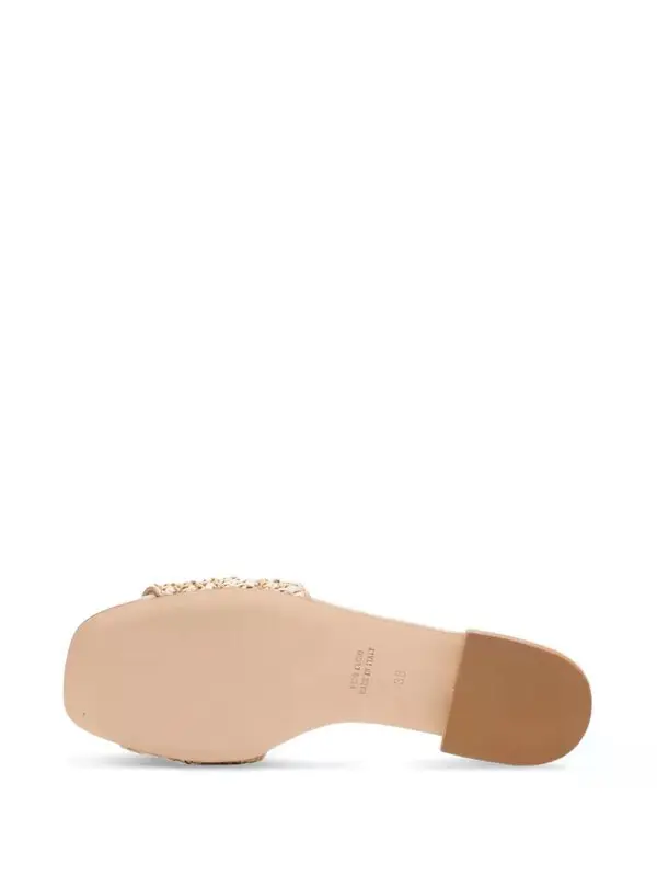POCHE PARIS Woven Flat Sandals