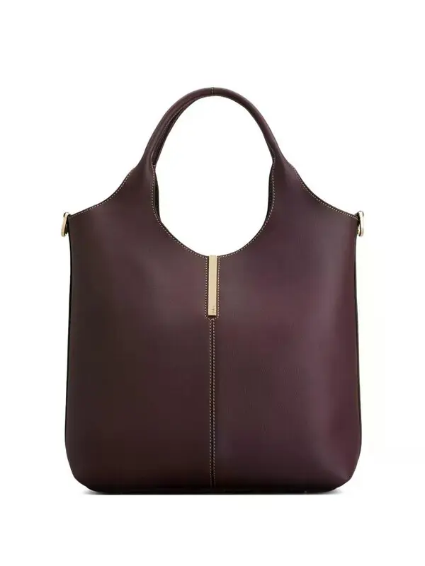TOD'S Leather Tote Bag - Brown