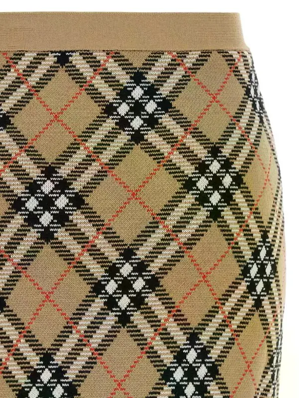 Burberry Embroidered Mini Skirt