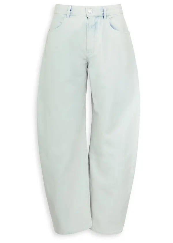 Alaïa Low Rise Barrel-leg Jeans