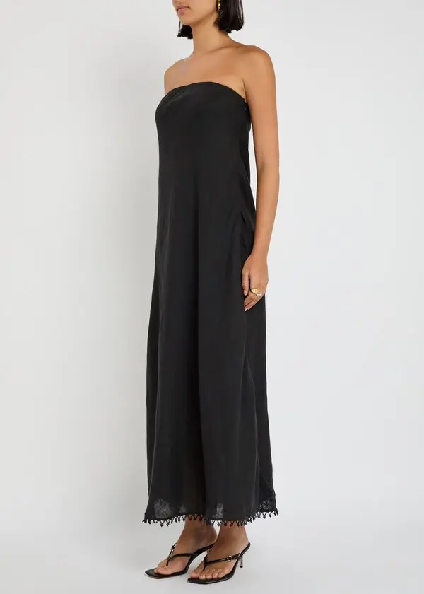 SKALL STUDIO Victoria Strapless Maxi Dress