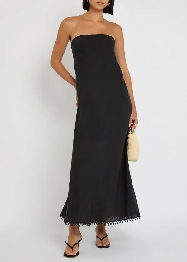 SKALL STUDIO Victoria Strapless Maxi Dress