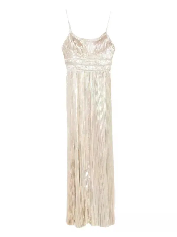 Ulla Johnson Pleated Spaghetti-strap Dress