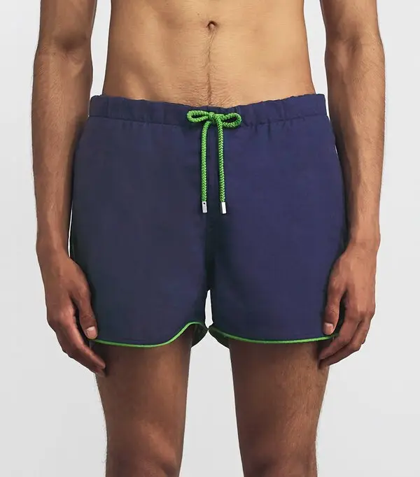 Vilebrequin Linen Maurice Swim Shorts - Navy