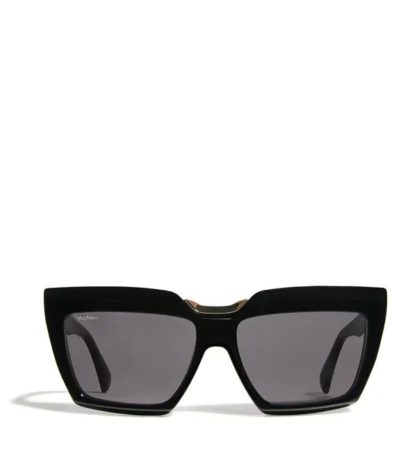 Max Mara Acetate Cat-eye Spark7 Sunglasses - Black