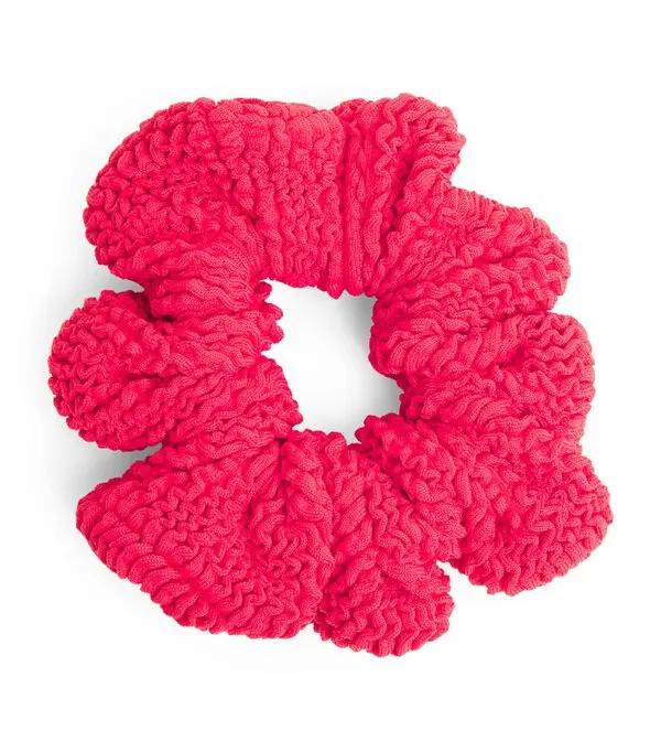 Hunza G Crinkle Scrunchie - Red