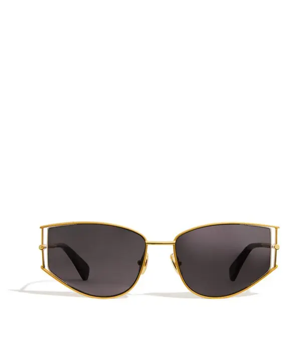 Max Mara Metal Cat-eye Sunglasses - Black