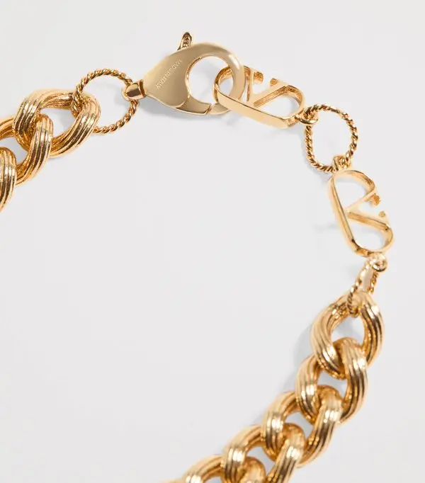 Valentino Garavani Enamel Coeur Royal Bracelet - Black
