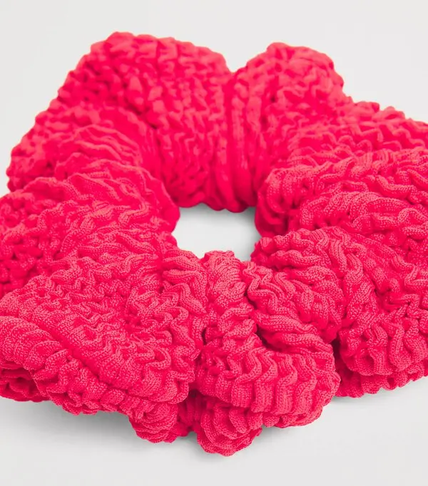 Hunza G Crinkle Scrunchie - Red