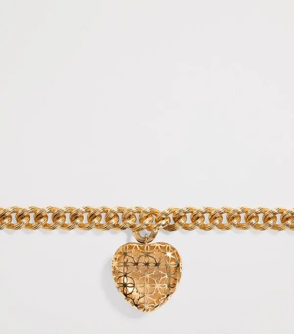 Valentino Garavani Enamel Heart Chain Bracelet