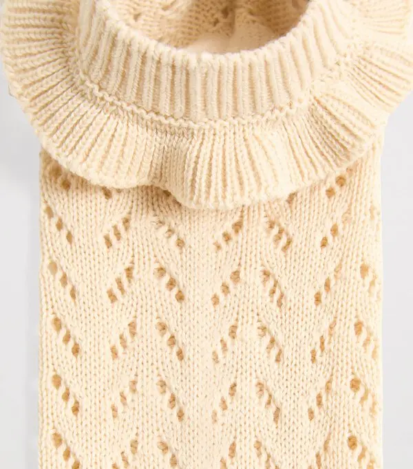 Valentino Garavani Cotton-blend Socks With Pom-pom Detail