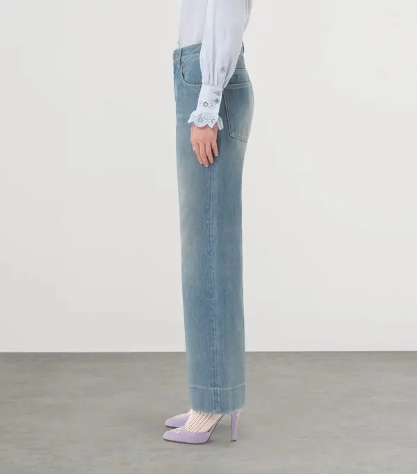 Valentino Garavani Chez Straight Leg Jeans