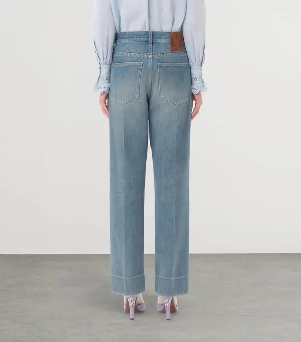 Valentino Garavani Chez Straight Leg Jeans