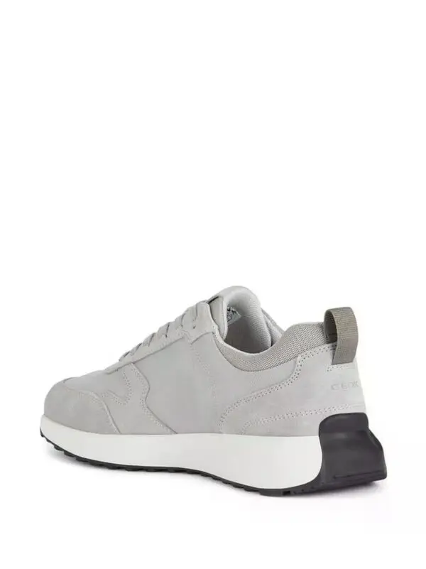 Geox Suede And Textile Sneakers