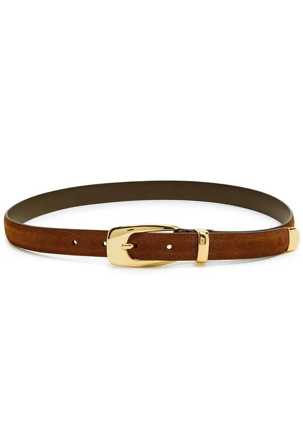Anderson's Suede Belt - Brown