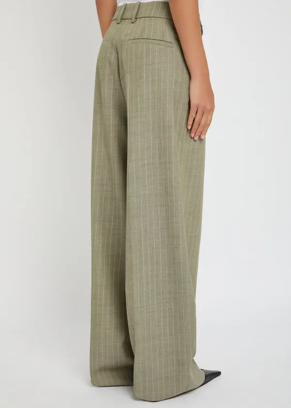 SKALL STUDIO Thom Pinstripe Wool Trousers
