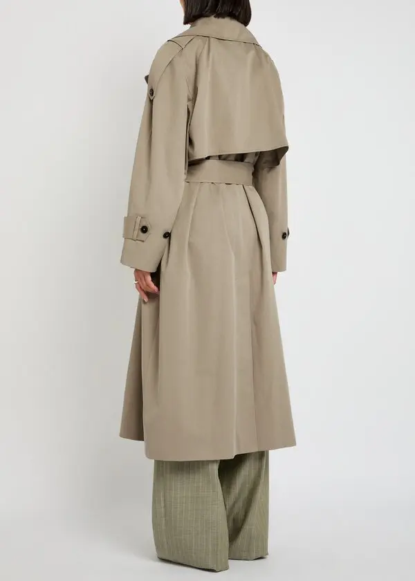 SKALL STUDIO Mahsa Belted Organic Cotton Trench Coat