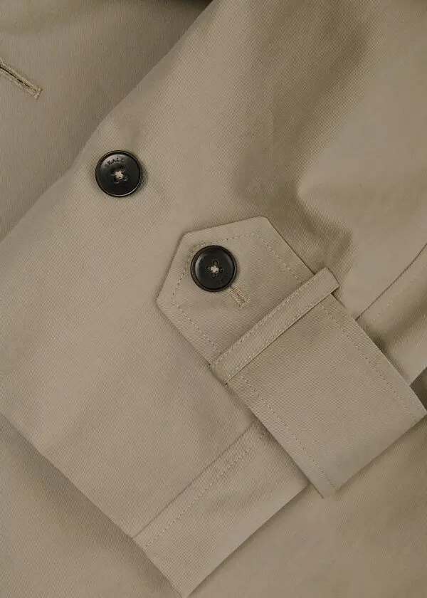 SKALL STUDIO Mahsa Belted Organic Cotton Trench Coat
