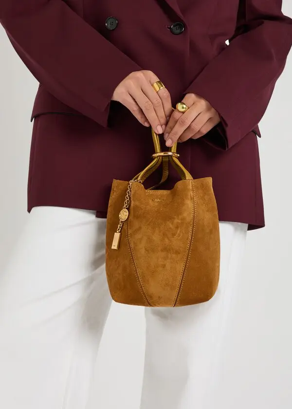 Chloé Spin Mini Suede Tote