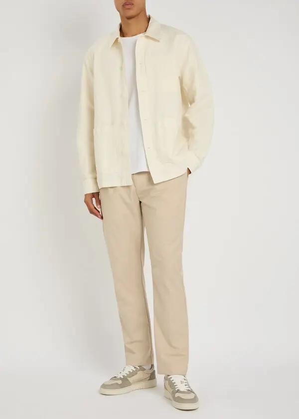Norse Projects Julian Cotton-blend Overshirt Jacket - Stone