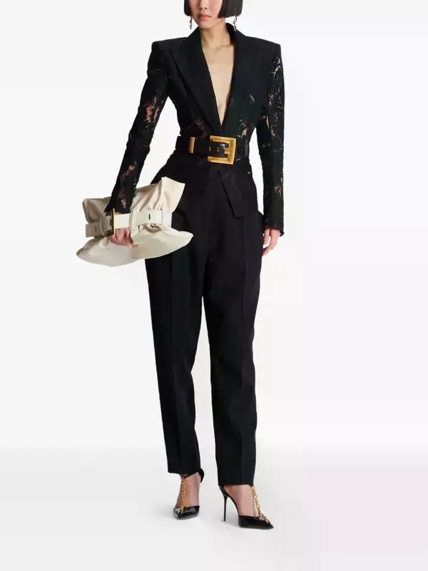 Balmain Lace Fitted Jacket